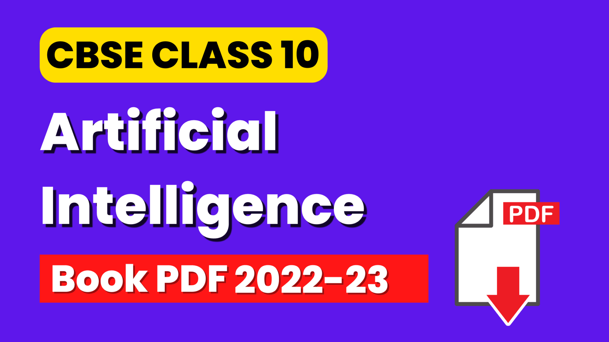 Class 10 Artificial Intelligence Code 417 Book PDF 2022-23 [NEW] - Readers Venue